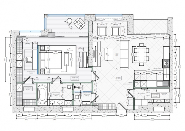 Architectural CAD Services: 2D vs 3D | ArchiCGI Drawings